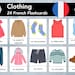 French Clothing Flashcards, Beginner French Fashion Vocabulary ...