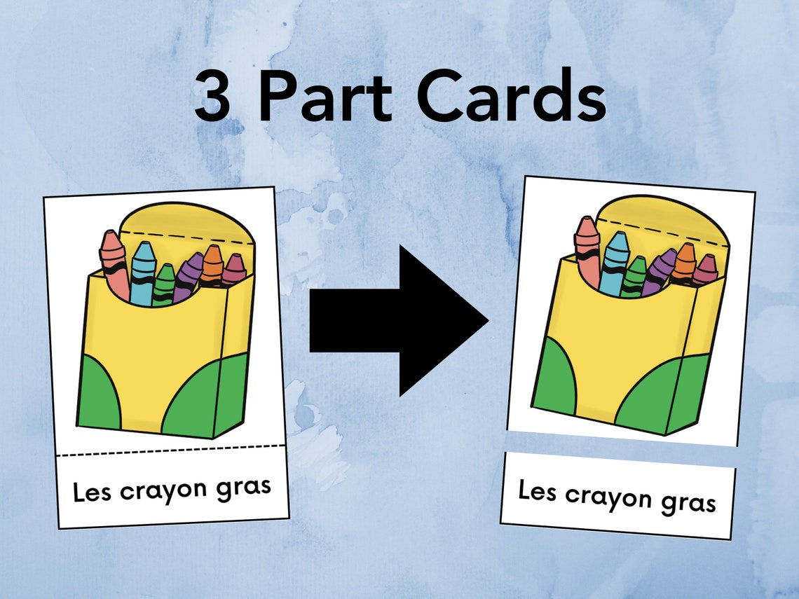 French School Flashcards, Beginner French Classroom Vocabulary ...
