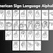 Sign Language Alphabet Flashcards, Learn ASL Flash Cards, ASL Abcs for ...