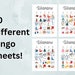 Winter Bingo, 30 Printable Bingo Cards, Winter Wonderland Activity for ...