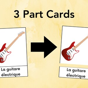 French Instrument Flashcards, French Music Vocabulary, Montessori ...