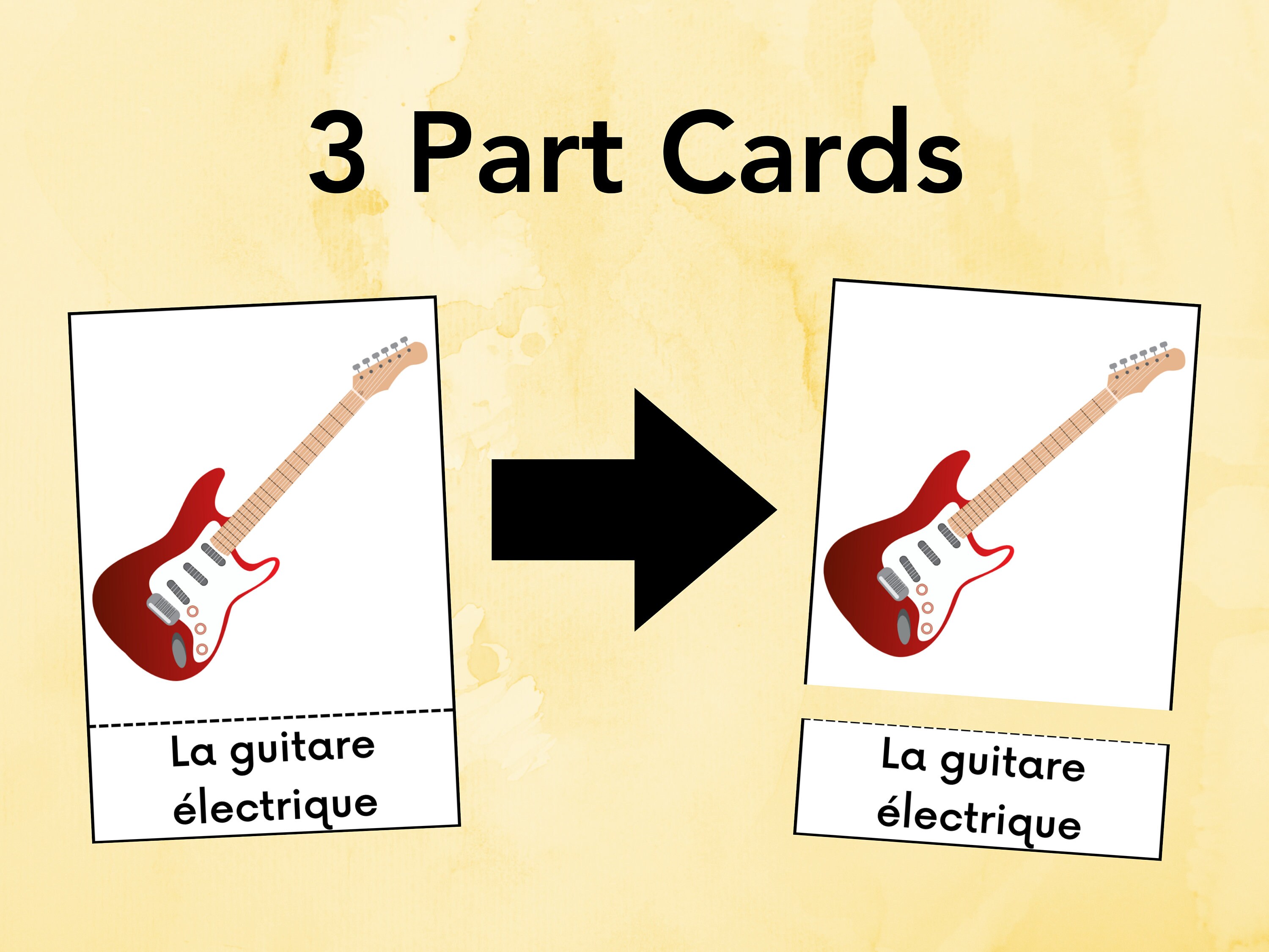 French Instrument Flashcards, French Music Vocabulary, Montessori ...