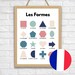 French Emotions Poster Art, French Classroom Wall Decor, Bilingual ...