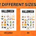Halloween Bingo, 30 Printable Bingo Cards, Fun Halloween Activity for ...