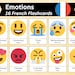 French Emotion Flashcards, French Adjective Vocabulary, Homeschooling ...