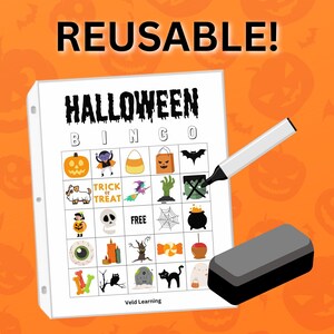 Halloween Bingo, 30 Printable Bingo Cards, Fun Halloween Activity for ...