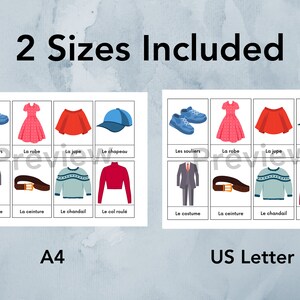 French Clothing Flashcards, Beginner French Fashion Vocabulary ...