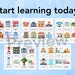French Location Flashcards, French Places Vocabulary, Montessori ...