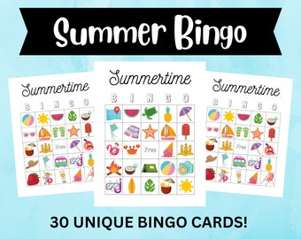 Halloween Bingo, 30 Printable Bingo Cards, Fun Halloween Activity for ...