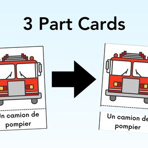 French Vehicle Flashcards, Beginner French Vocabulary, Homeschooling ...