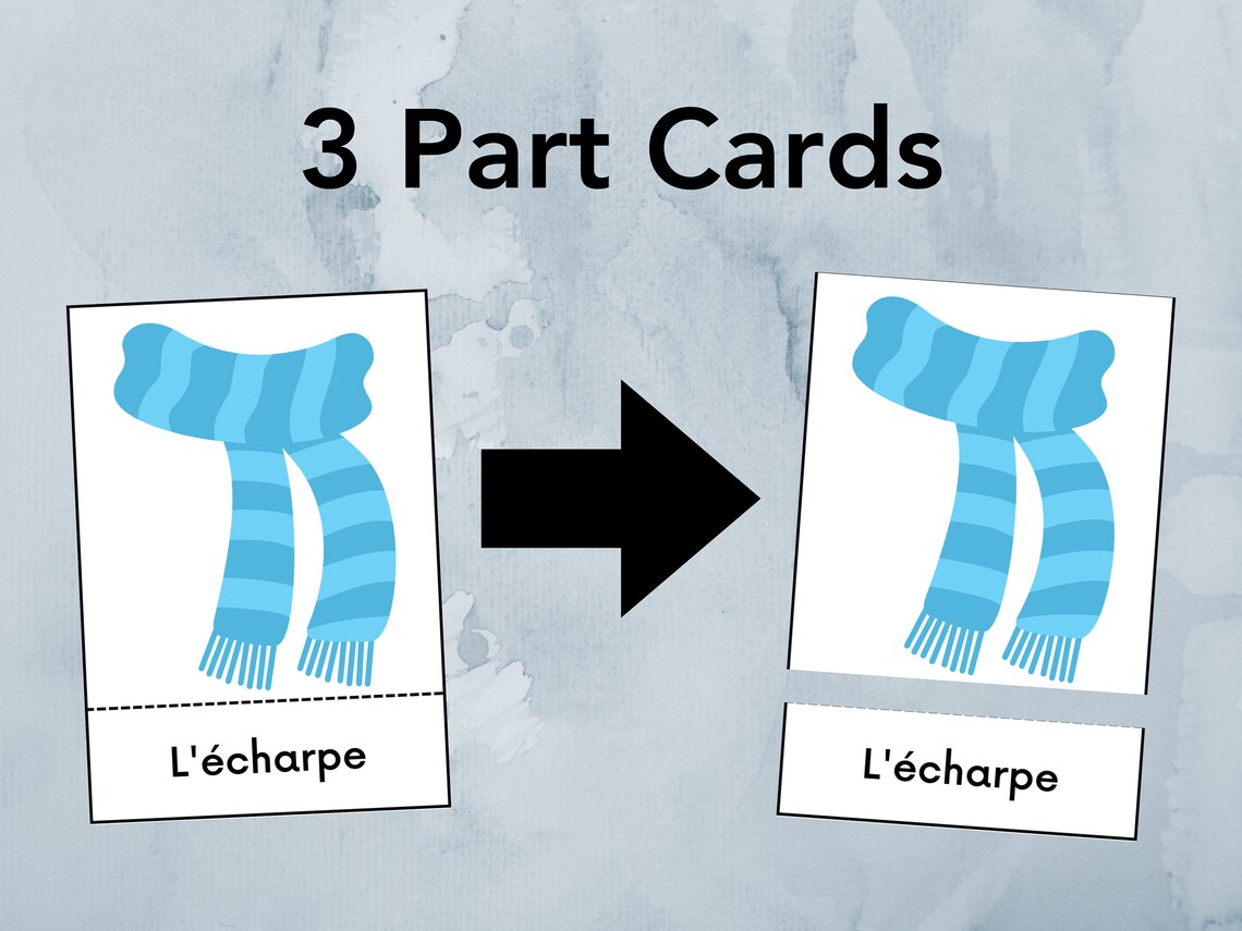 French Clothing Flashcards, Beginner French Fashion Vocabulary ...