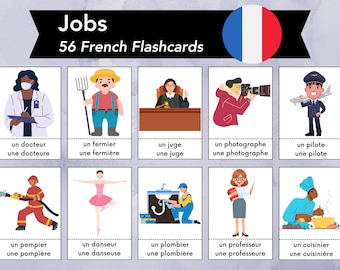 French School Flashcards, Beginner French Classroom Vocabulary ...