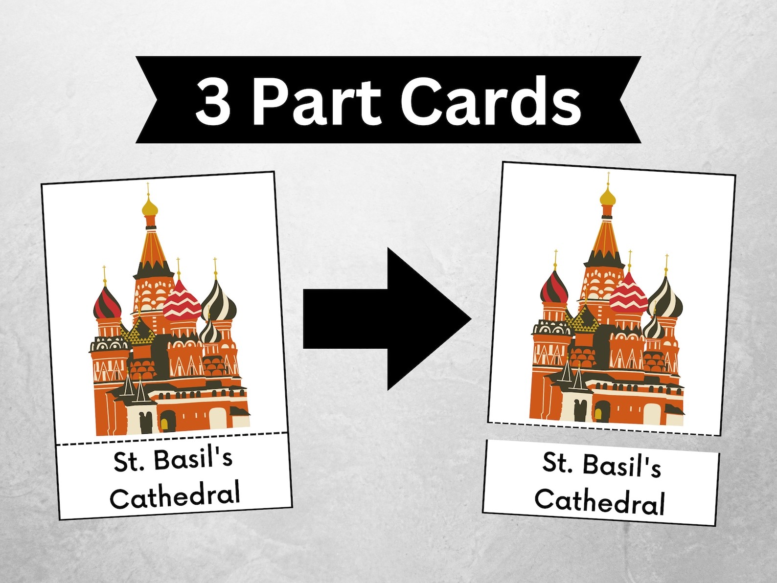 World Landmark Flashcards, Famous Geography Flash Cards, Homeschooling ...