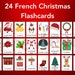 French Christmas Flashcards, French Holiday Vocab, Montessori Language ...