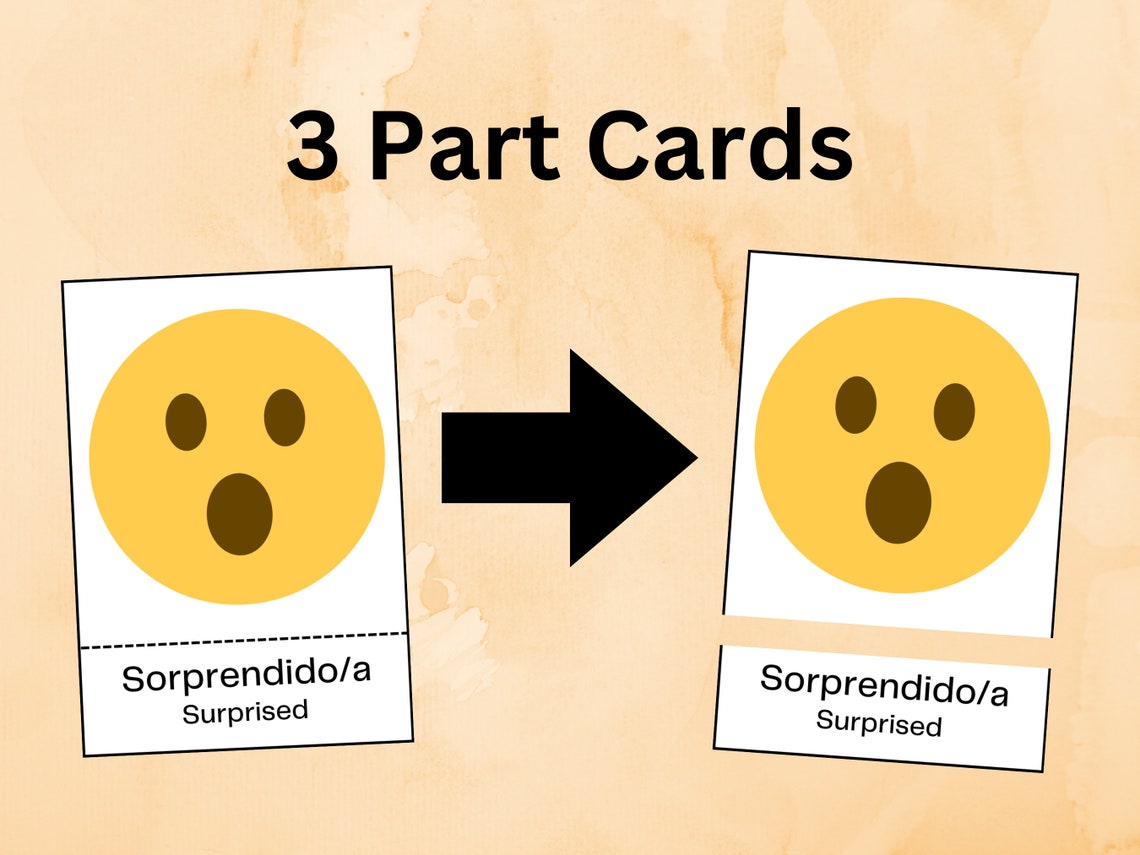 Spanish Emotion Flashcards, Spanish Adjective Vocabulary, Homeschooling ...