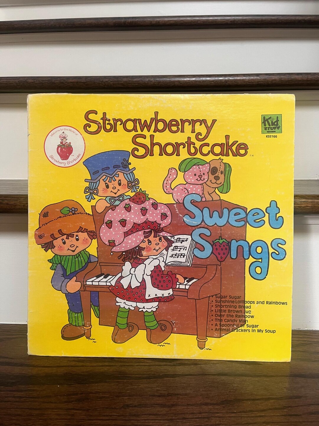 UNTESTED 12" Strawberry Shortcake Sweet Songs Music Record LP Children ...