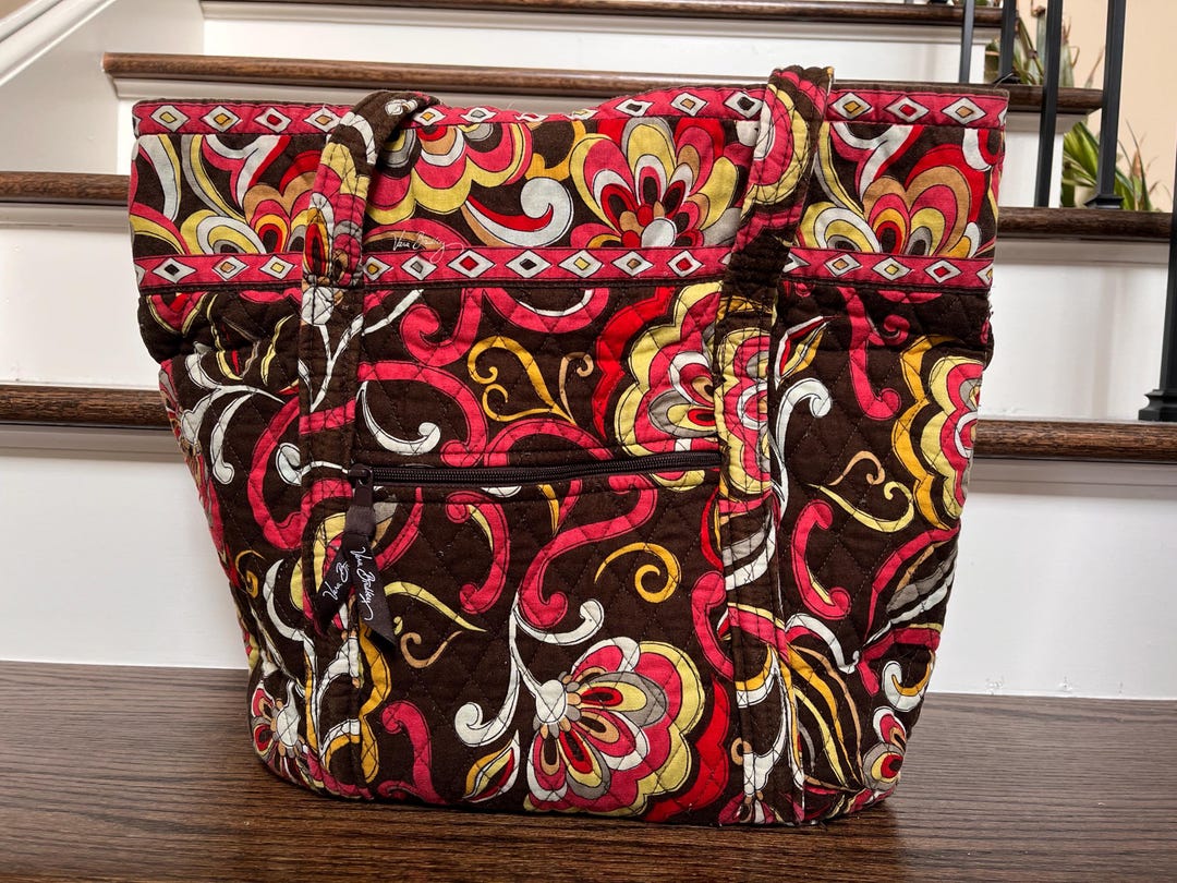 Retired Vera Bradley Puccini Pattern Large Tote Shopper Bag 23”x15 - Etsy