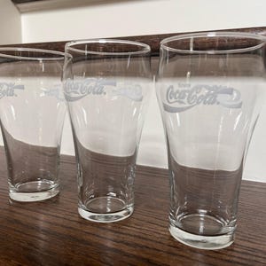 Vintage Coca-cola / Coke Soda Fountain Glass - Etsy
