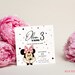 Minnie Mouse Birthday Invitation Digital Party Invite - Etsy