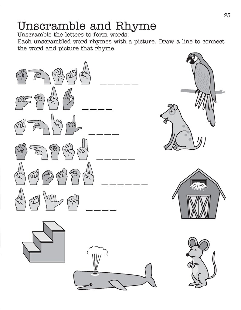 The Finger Alphabet: Beginning Sign Language - Etsy