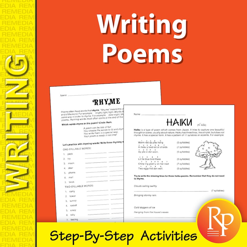 WRITING POEMS: Step-by-step - Etsy