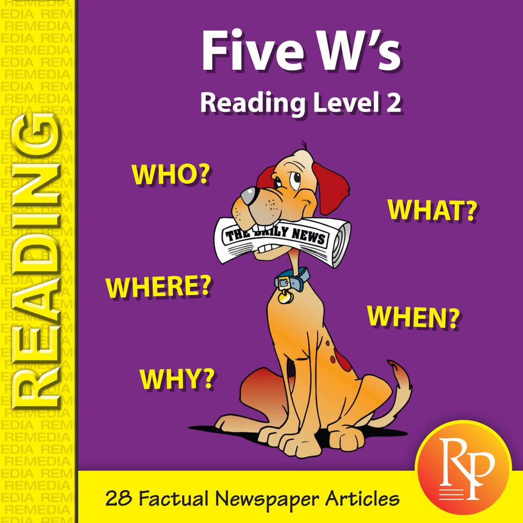 Fractured Fairy Tales & 5 Ws Questions for Reading Comprehension GOOGLE ...