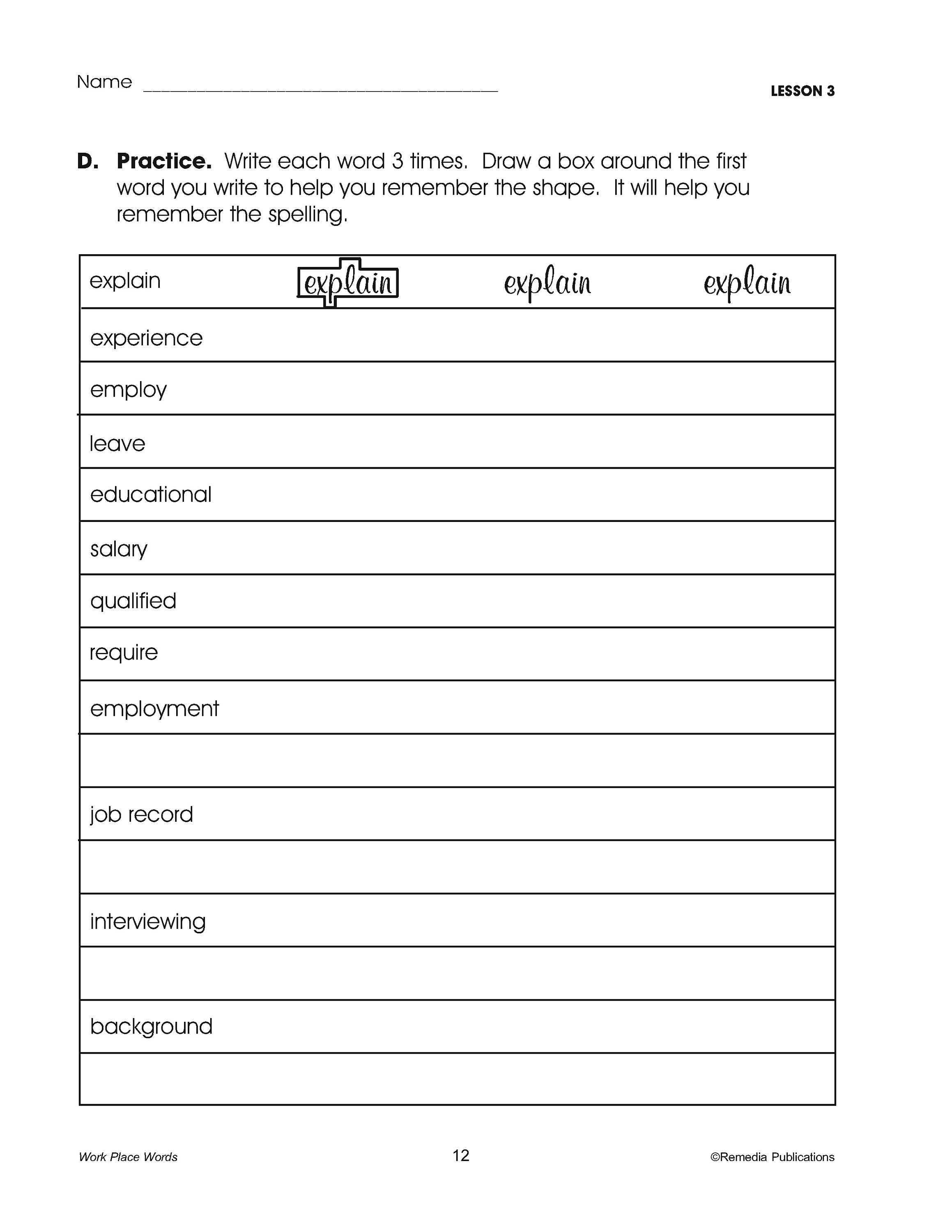 Job Applications and Life Skills Lessons - Filling Out Forms - Reading ...
