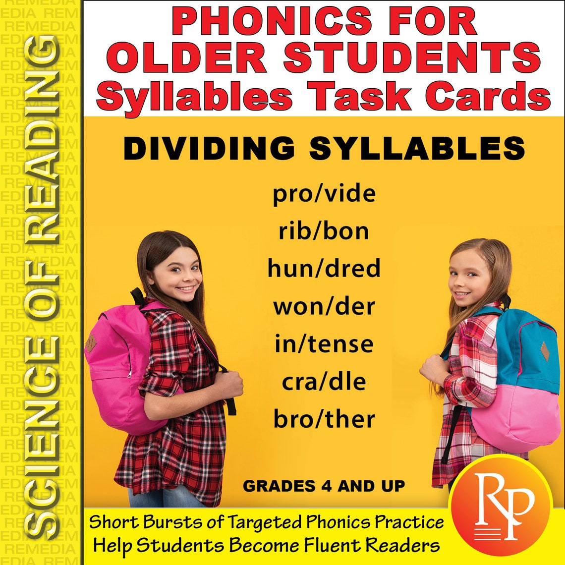 Science of Reading - Phonics for Older Students: Syllables Task Cards ...