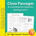 20 Cloze Reading Passages and Comprehension Activities: Reading Level 4 ...
