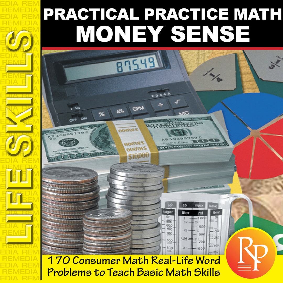 CONSUMER MATH Money Sense: 170 Life Skills Math Word Problems - Etsy