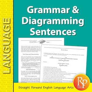 Grammar and Diagramming Sentences: Straight Forward ELA - Etsy