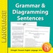 Grammar and Diagramming Sentences: Straight Forward ELA - Etsy