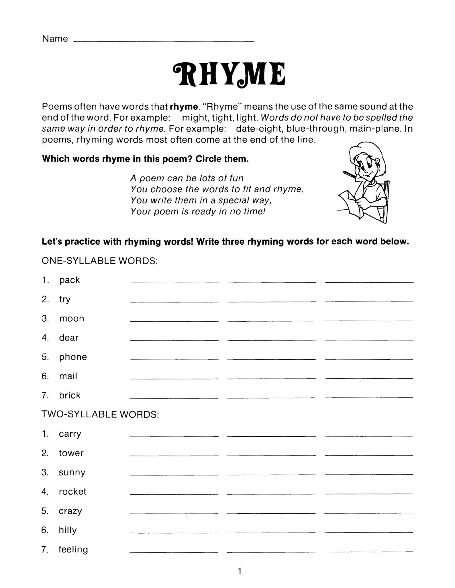 WRITING POEMS: Step-by-step - Etsy