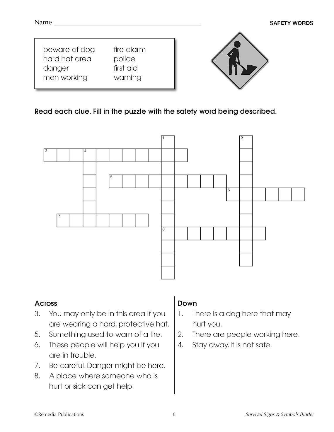 160 SURVIVAL SIGNS, Symbols and Words: Life Skills Lessons and ...