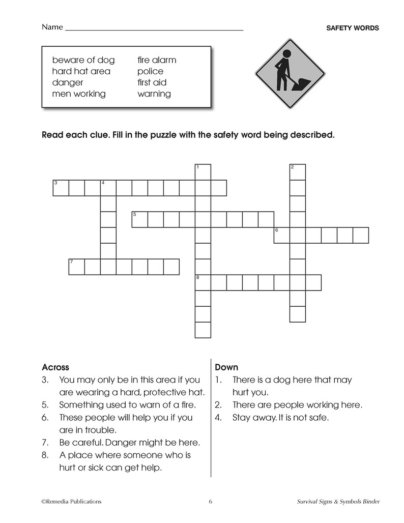 160 SURVIVAL SIGNS, Symbols and Words: Life Skills Lessons and ...