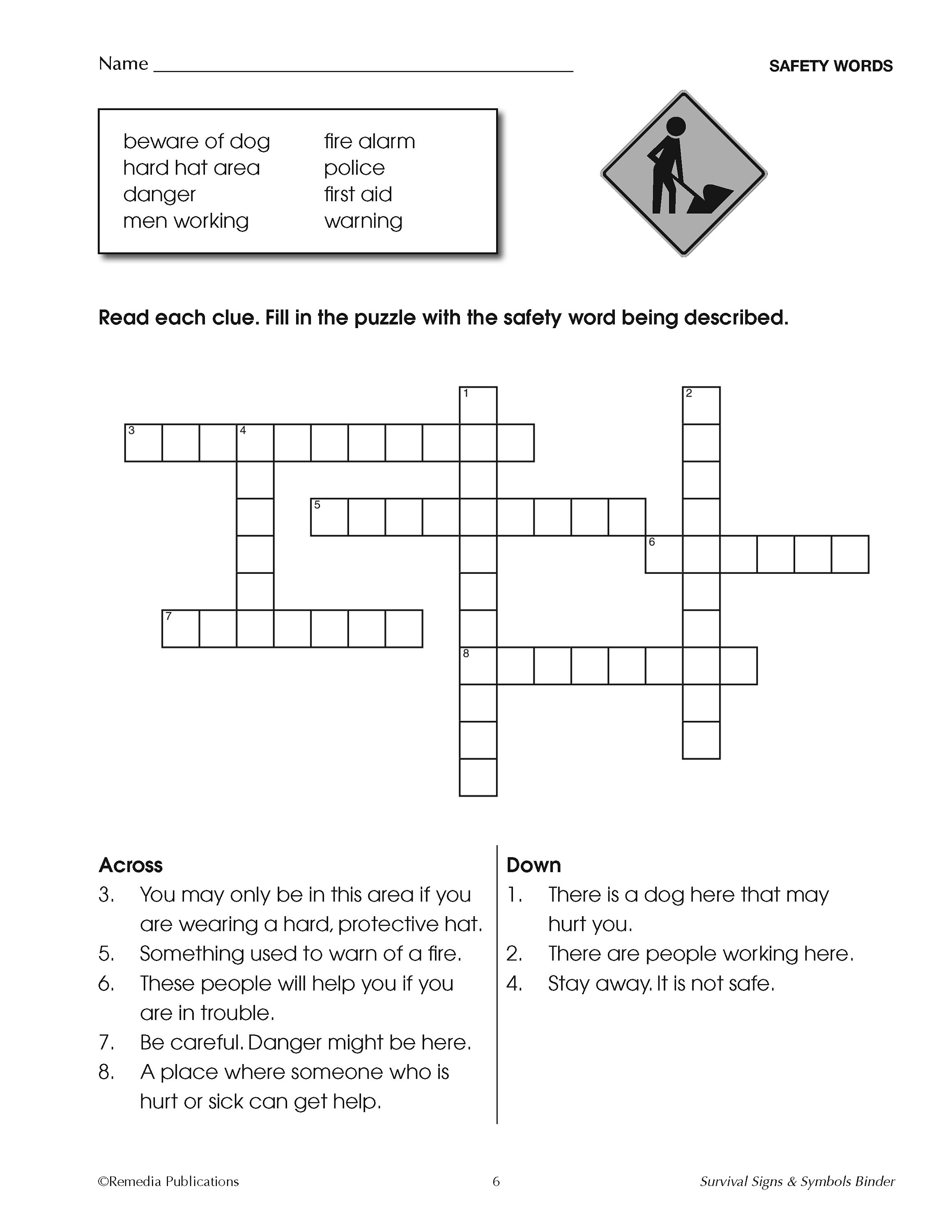 160 SURVIVAL SIGNS, Symbols and Words: Life Skills Lessons and ...