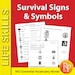 160 SURVIVAL SIGNS, Symbols and Words: Life Skills Lessons and ...