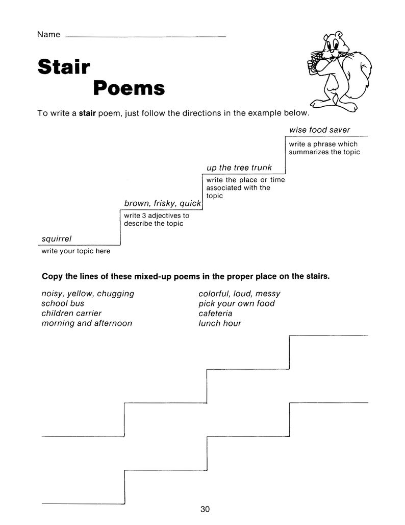 WRITING POEMS: Step-by-step - Etsy