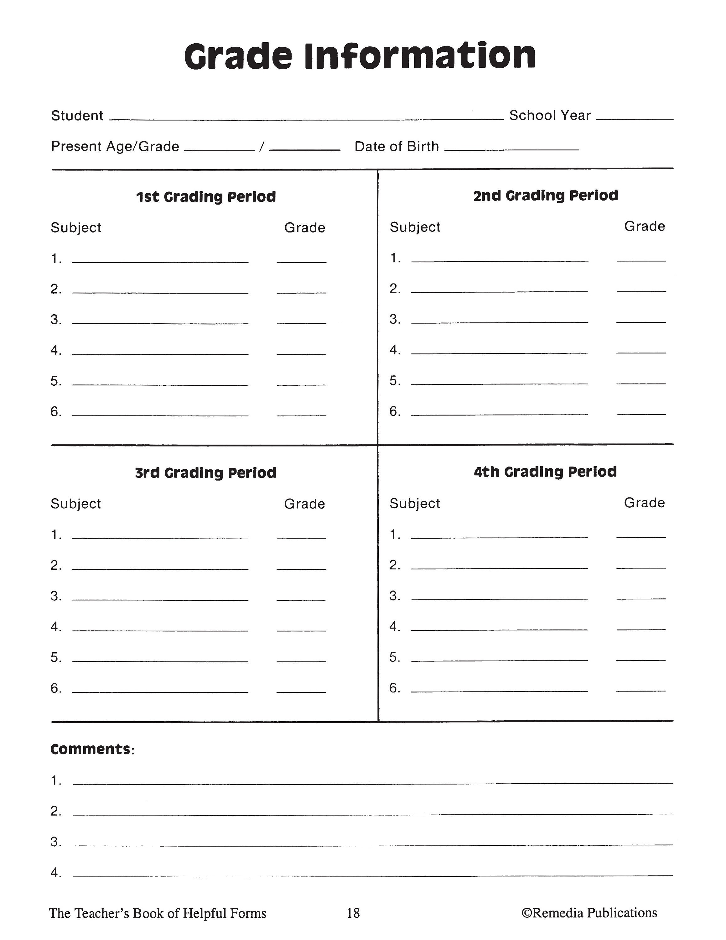 Teacher's Book of Forms: Resources for Teachers - Etsy