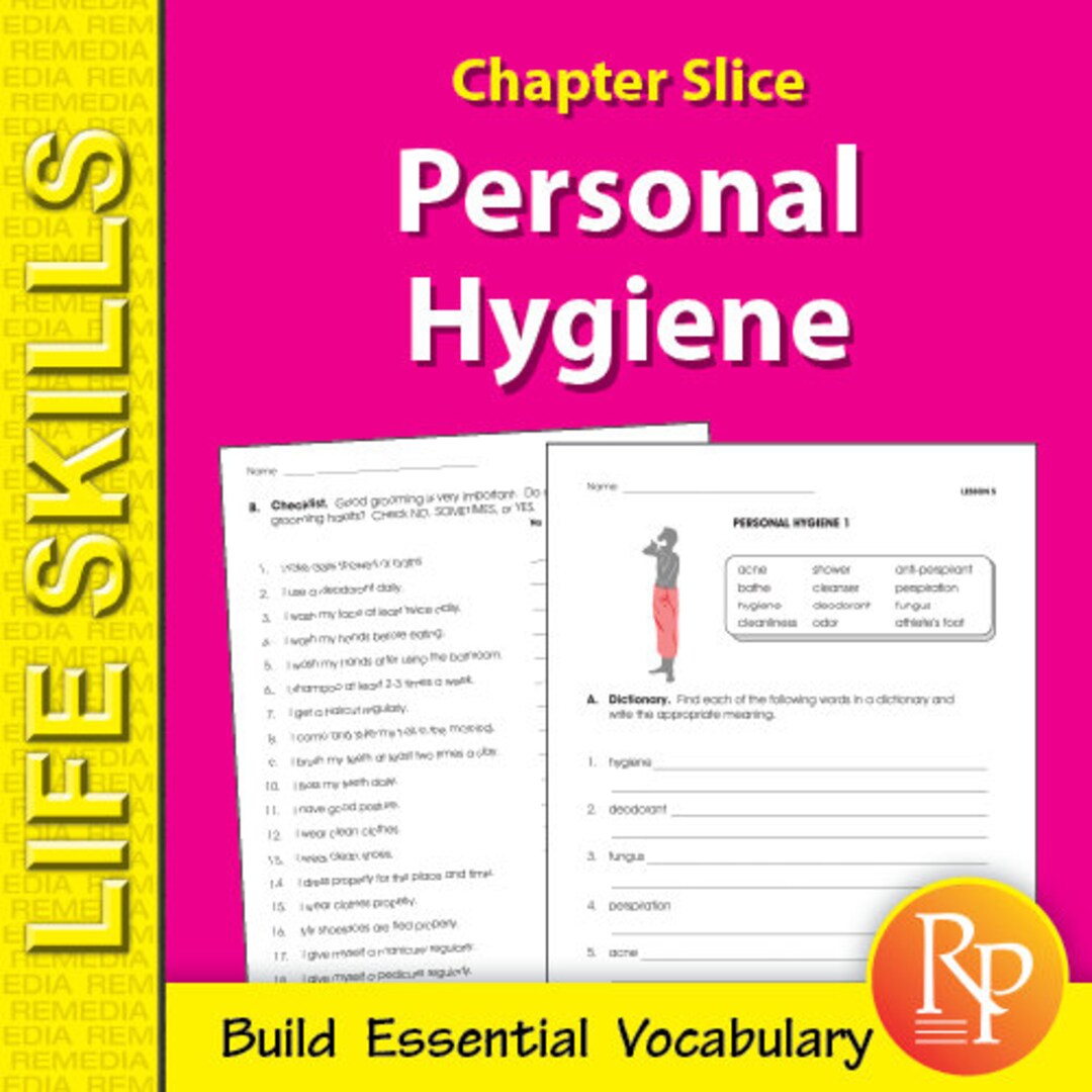 Personal Hygiene Life Skills Unit - Etsy