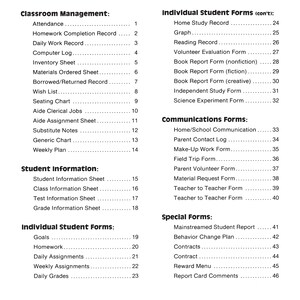 Teacher's Book of Forms: Resources for Teachers - Etsy