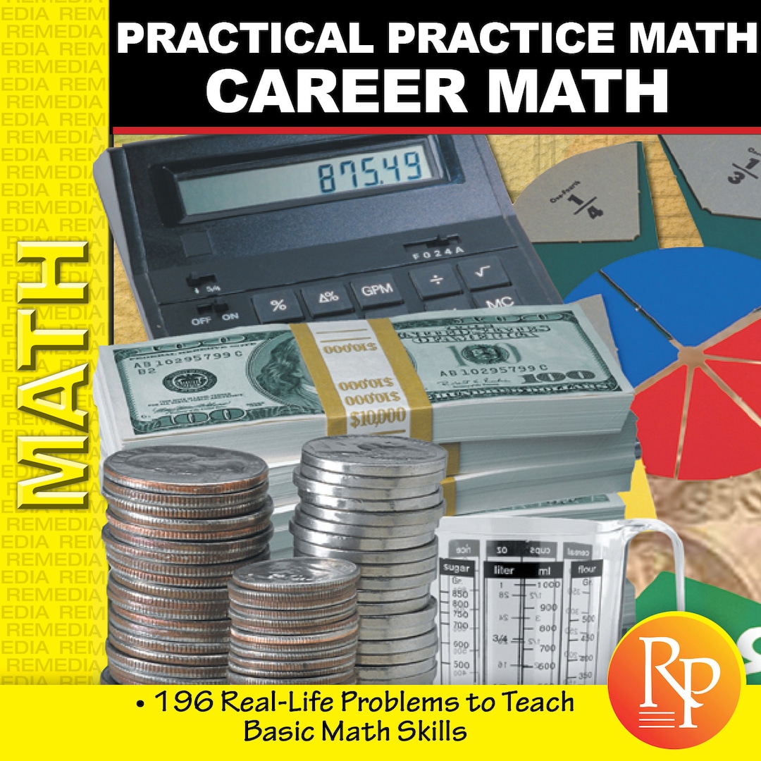 Career Math - Math at Work: 196 Life Skills Word Problems- Multi-step ...