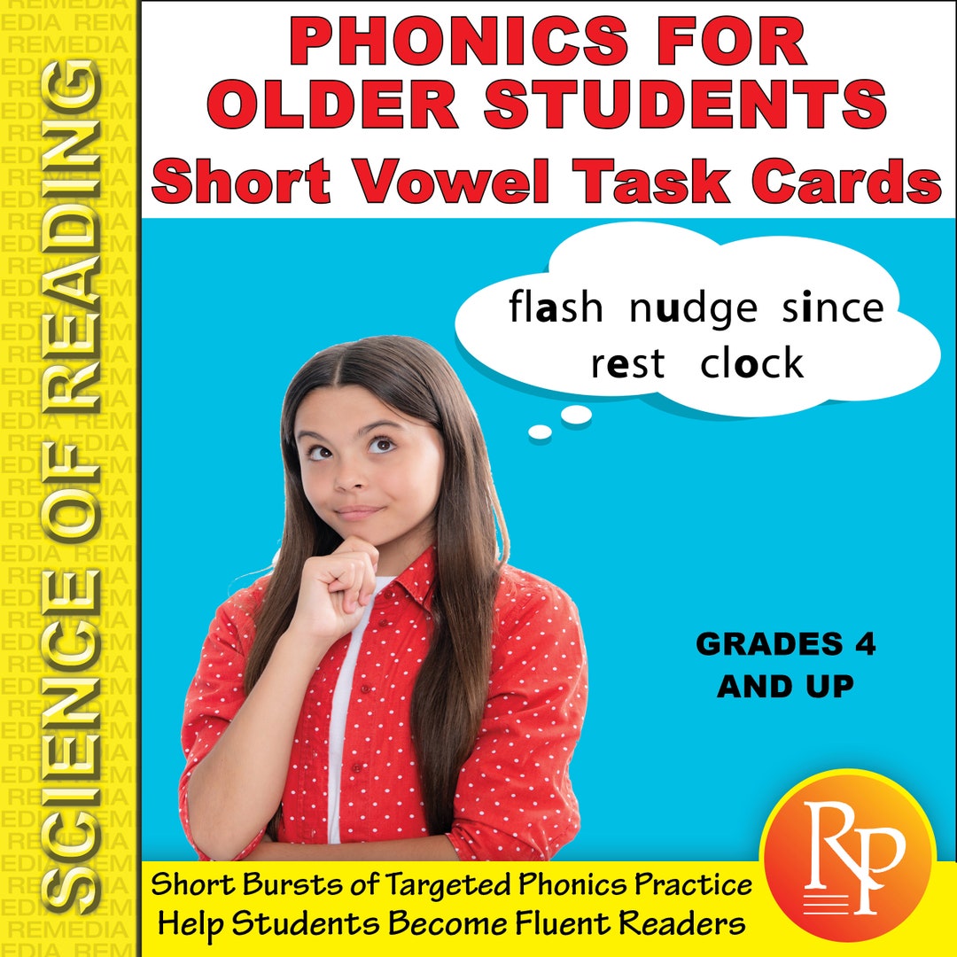 Science of Reading - Phonics for Older Students - Phonemic Awareness ...