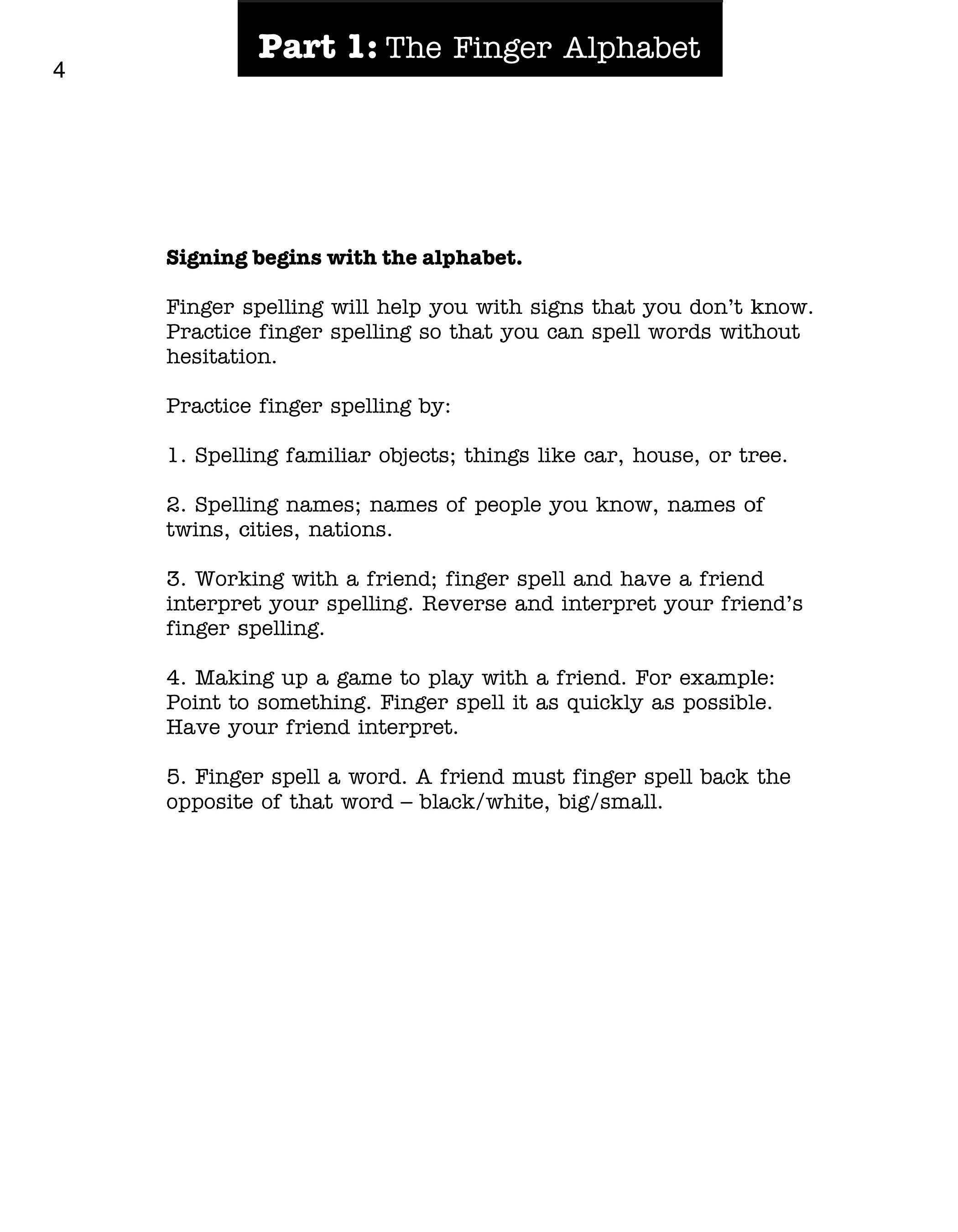 Signing at School: Beginning Sign Language Lessons (ASL) - American ...