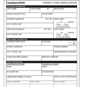 Credit Card Math: Real World Consumer Math - Etsy