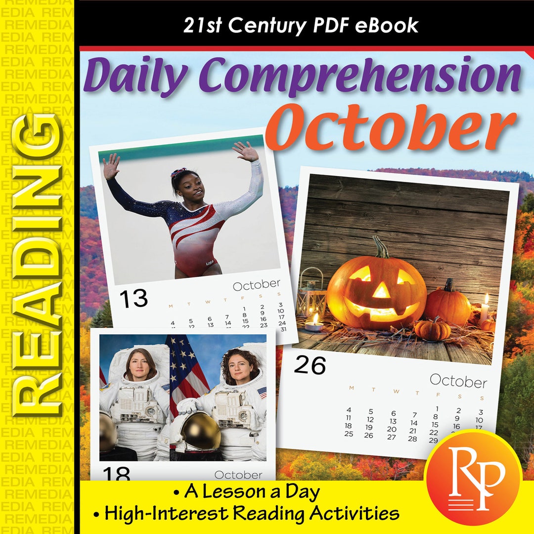 OCTOBER Daily Reading Activities: History - Main Idea, Fact and Opinion ...