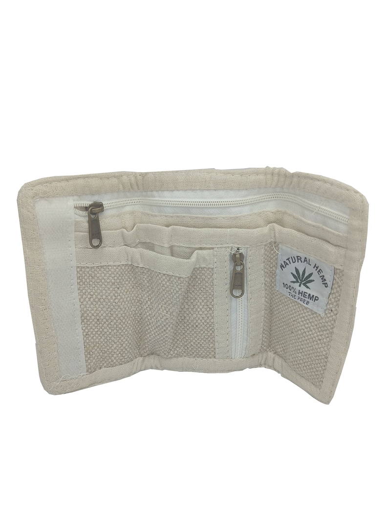 Hemp Trifold Wallet Handmade From Natural Fibres Hemp-purse Card Holder ...