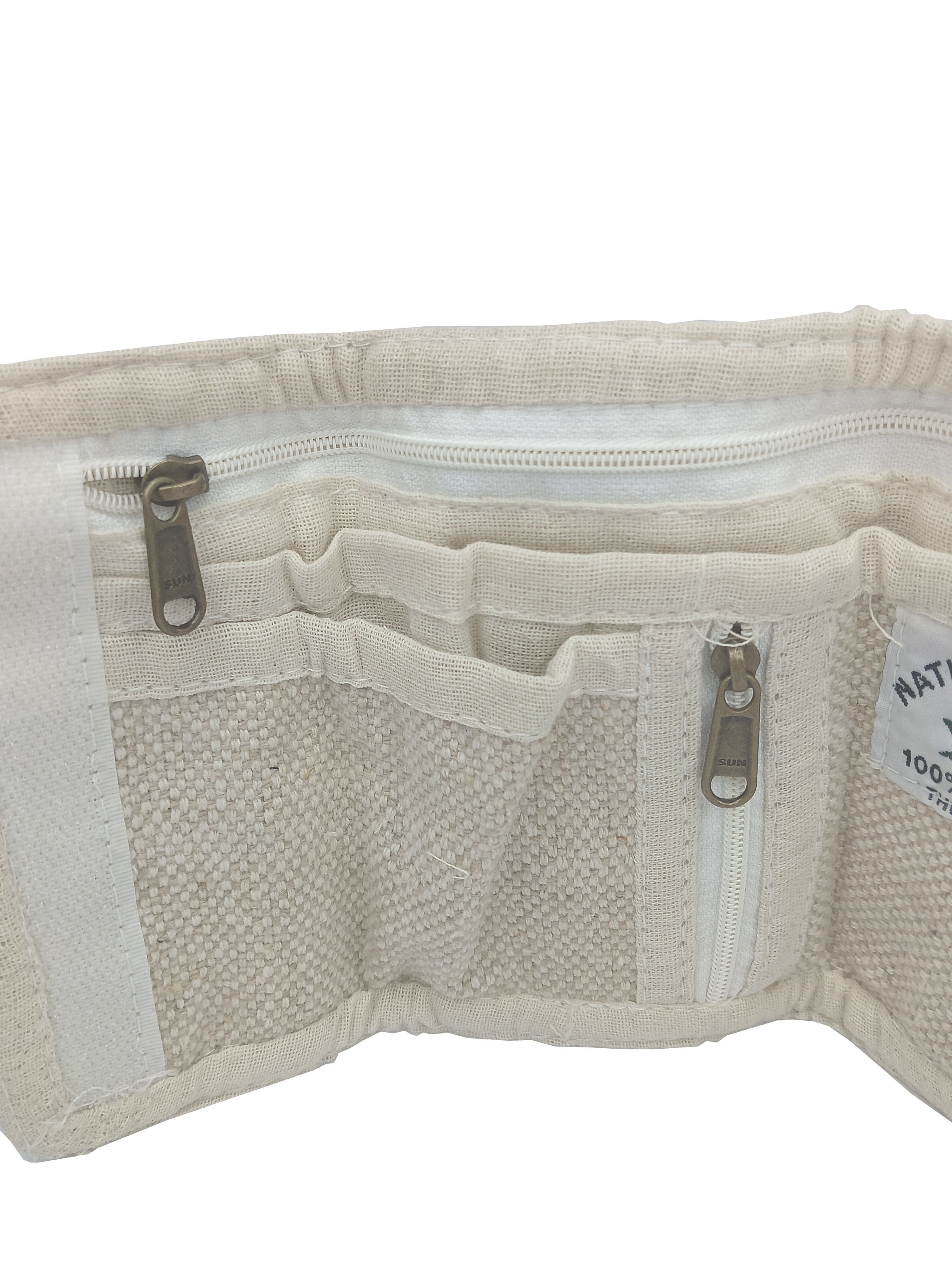 Hemp Trifold Wallet Handmade From Natural Fibres Hemp-purse Card Holder ...