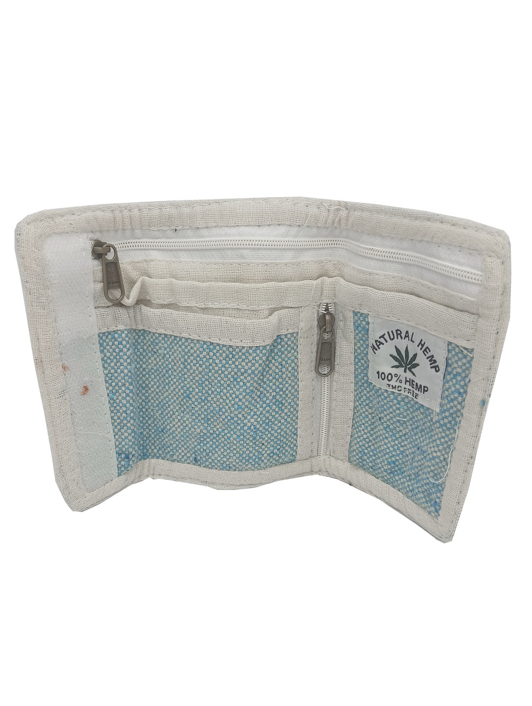 Hemp Trifold Wallet Handmade From Natural Fibres Hemp-purse Card Holder ...