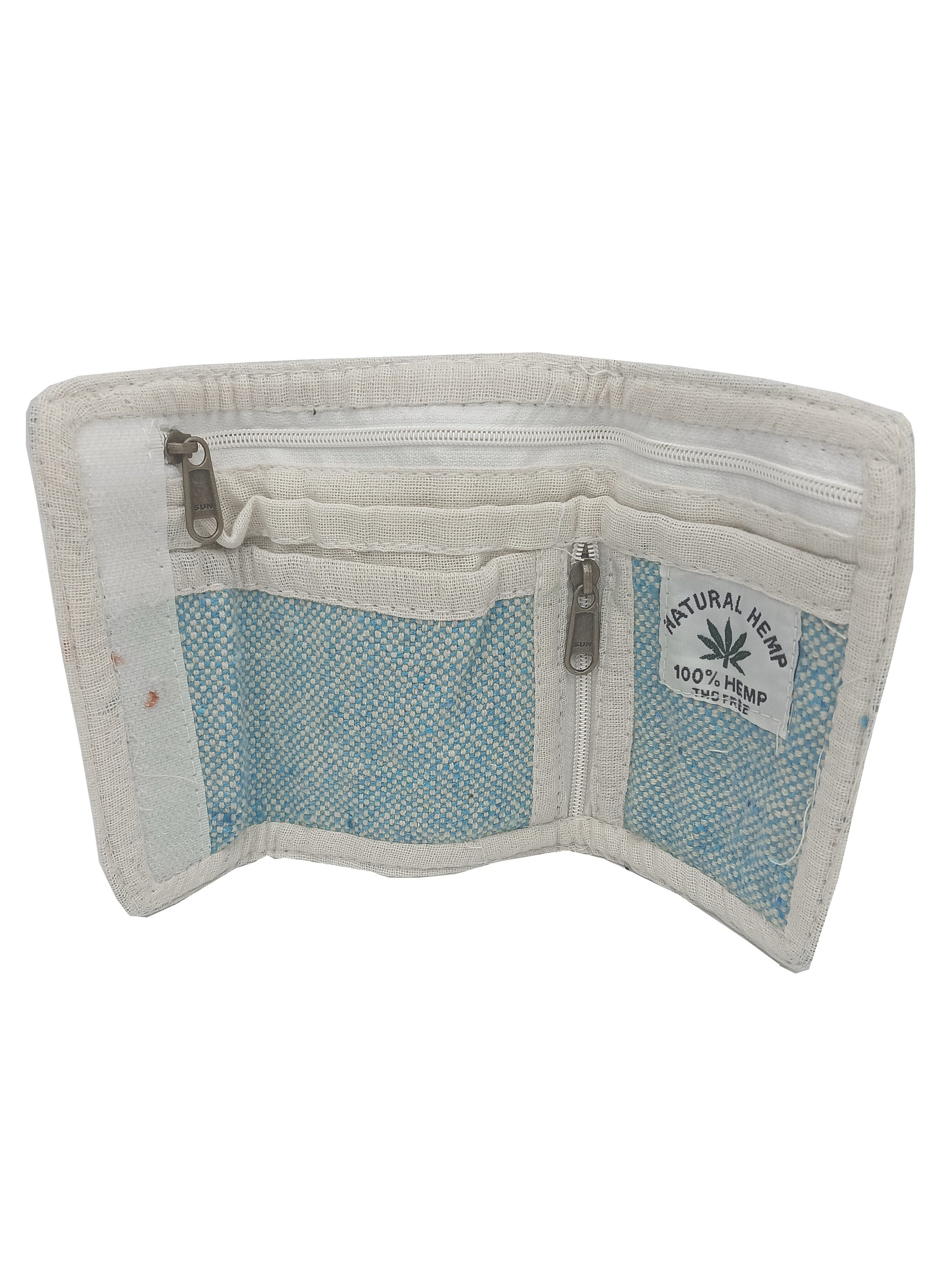 Hemp Trifold Wallet Handmade From Natural Fibres Hemp-purse Card Holder ...